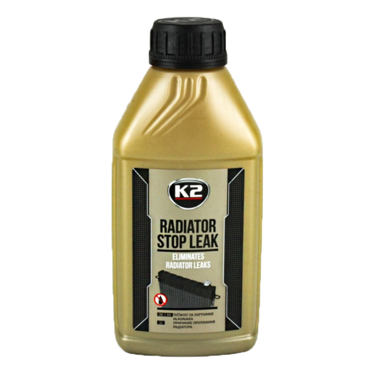 Герметик радиатора K2 Radiator Stop Leak жидкий, 400мл